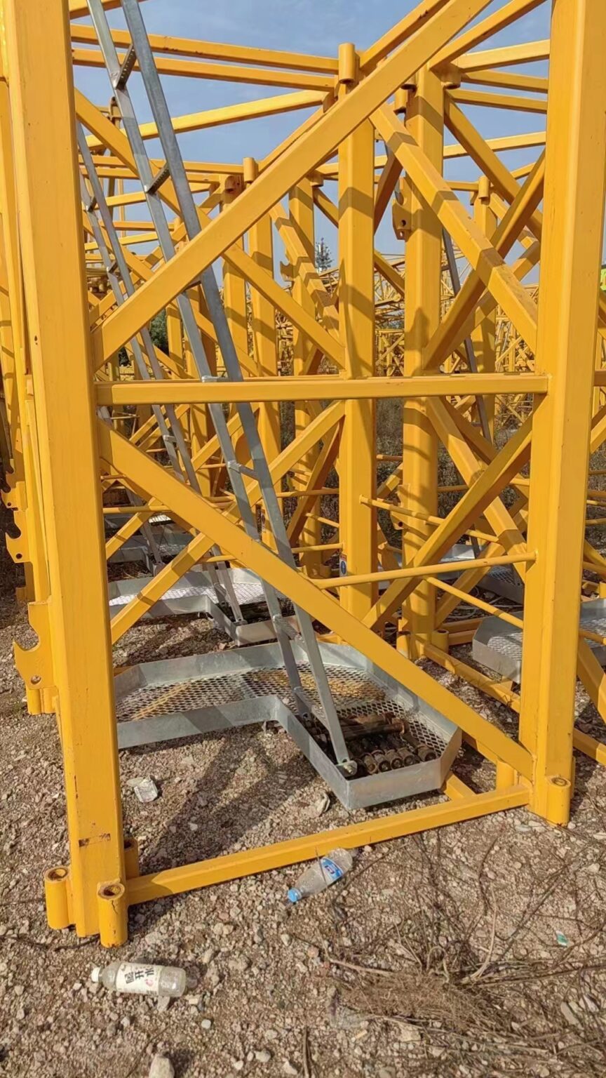 Zoomlion tower crane section inclined ladder - TOWERCRANE