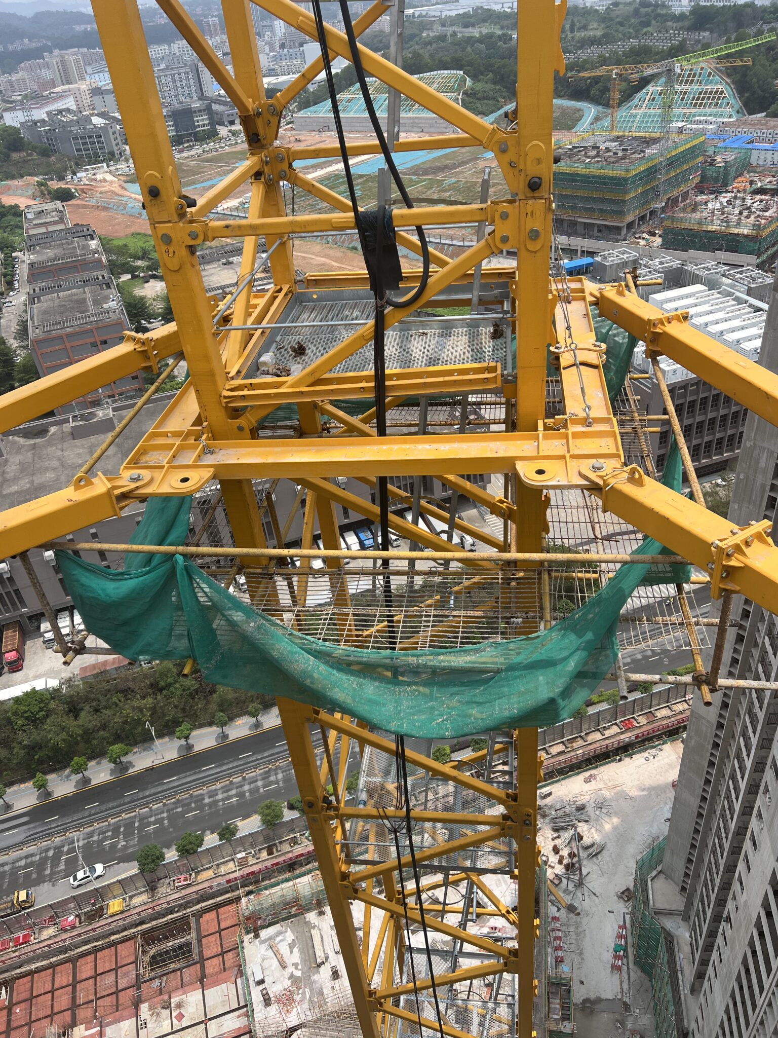 Chinese Tower Crane Construction Tower Crane with Jib Length of 75 ...