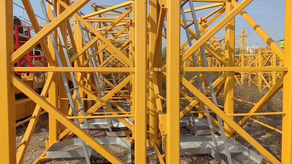 Zoomlion Tower Crane Inclined Climbing Ladder Mast Section - TOWERCRANE
