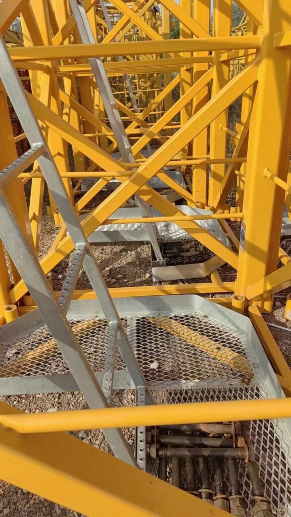 Zoomlion Tower Crane Inclined Climbing Ladder Mast Section - TOWERCRANE