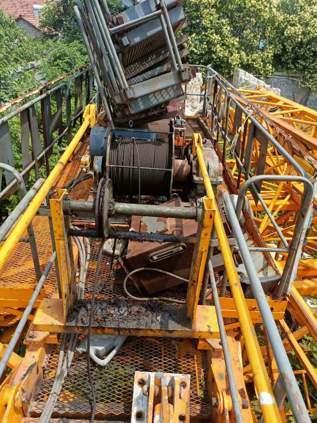 Second-hand tower crane H5610A, flat-headed tower crane. - TOWERCRANE